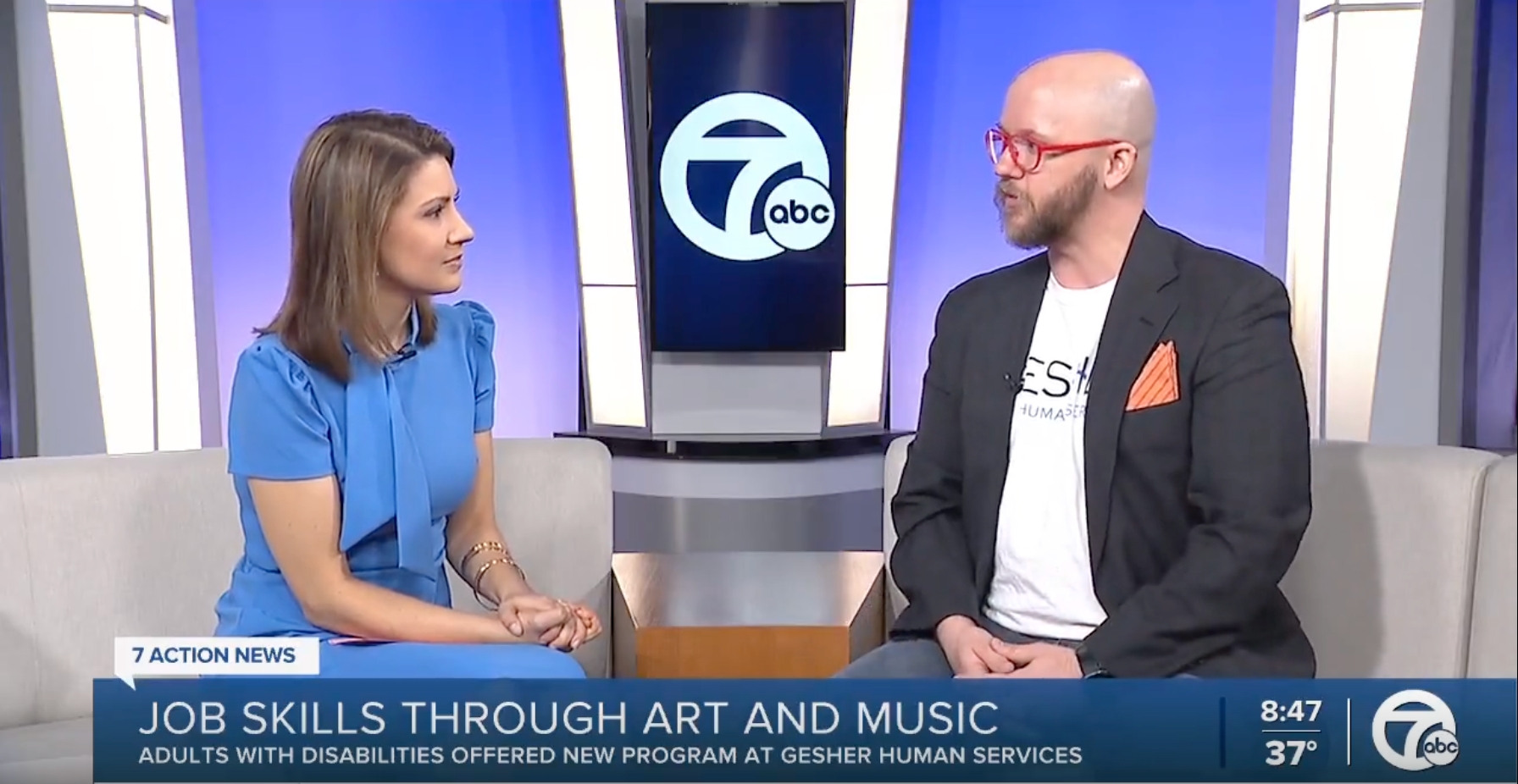 WXYZ-TV Channel 7 | Jenn Schanz interviews Craig Paul Nowak about Gesh ...